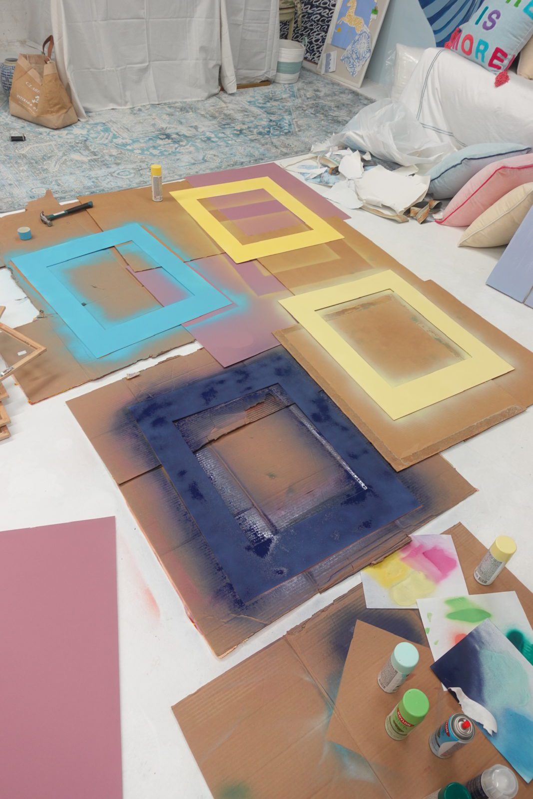 Budget Luxury Upcycled Frames | clare-sullivan.com